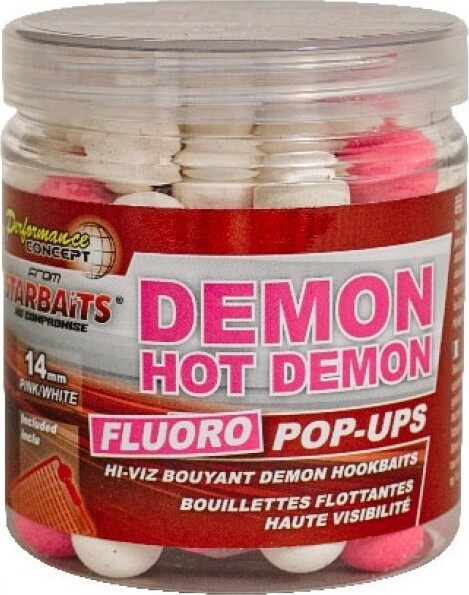 Бойлы плав. Starbaits Performance Concept HOT DEMON Fluo Pop-ups 14мм 0 ...